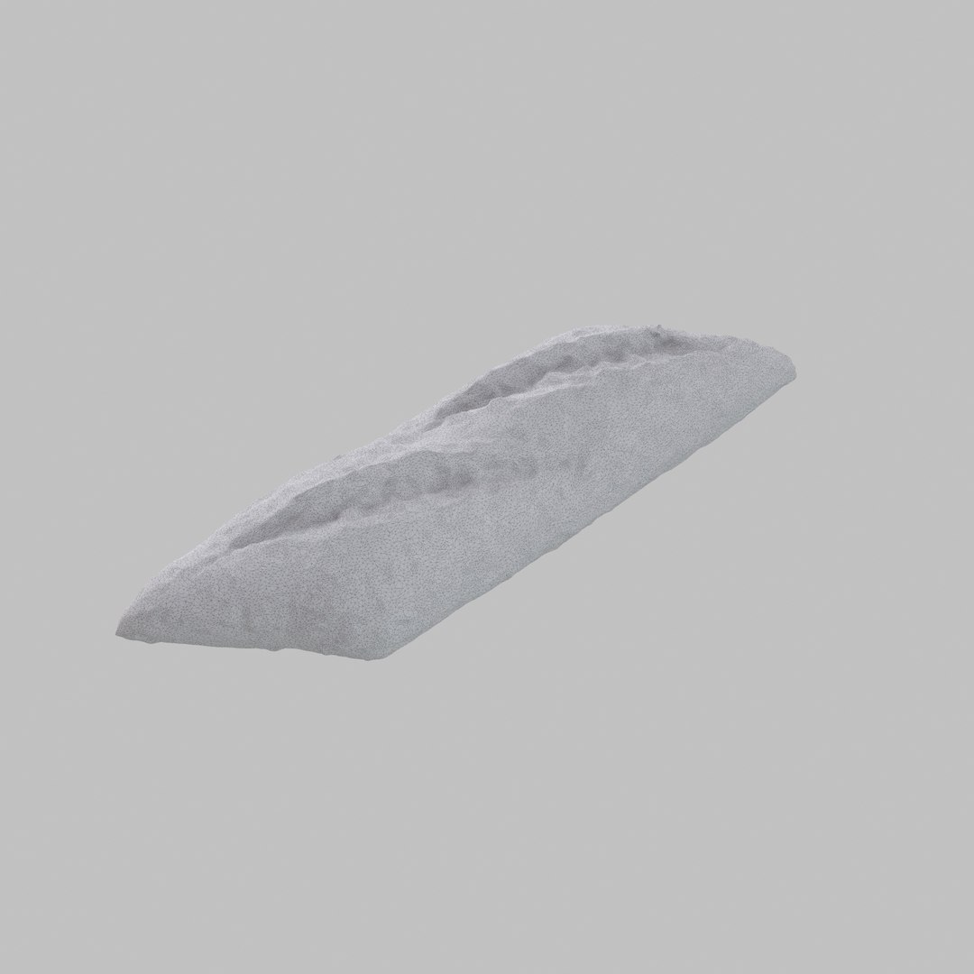 3d Bread Multicereal Model