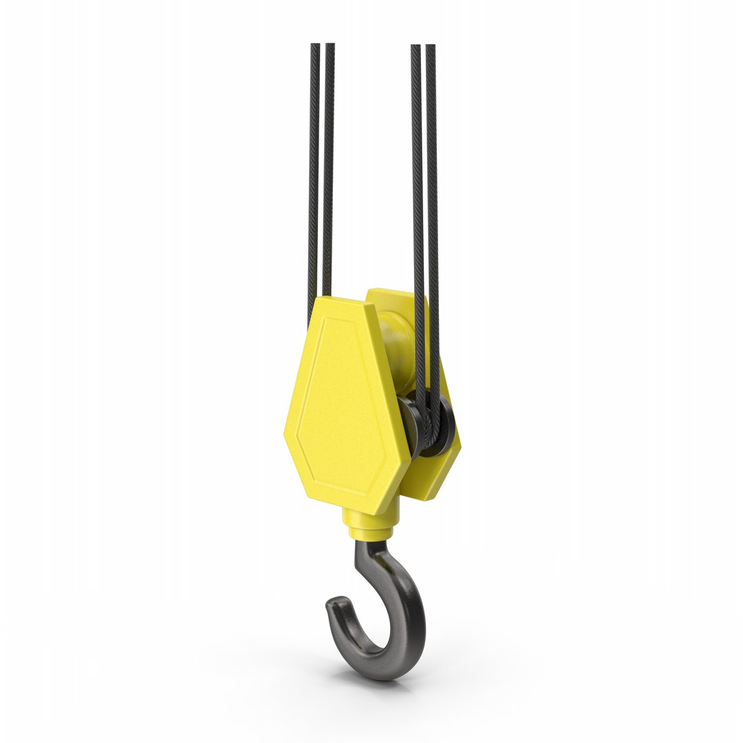 3D Hanging Crane Hook - TurboSquid 2228664