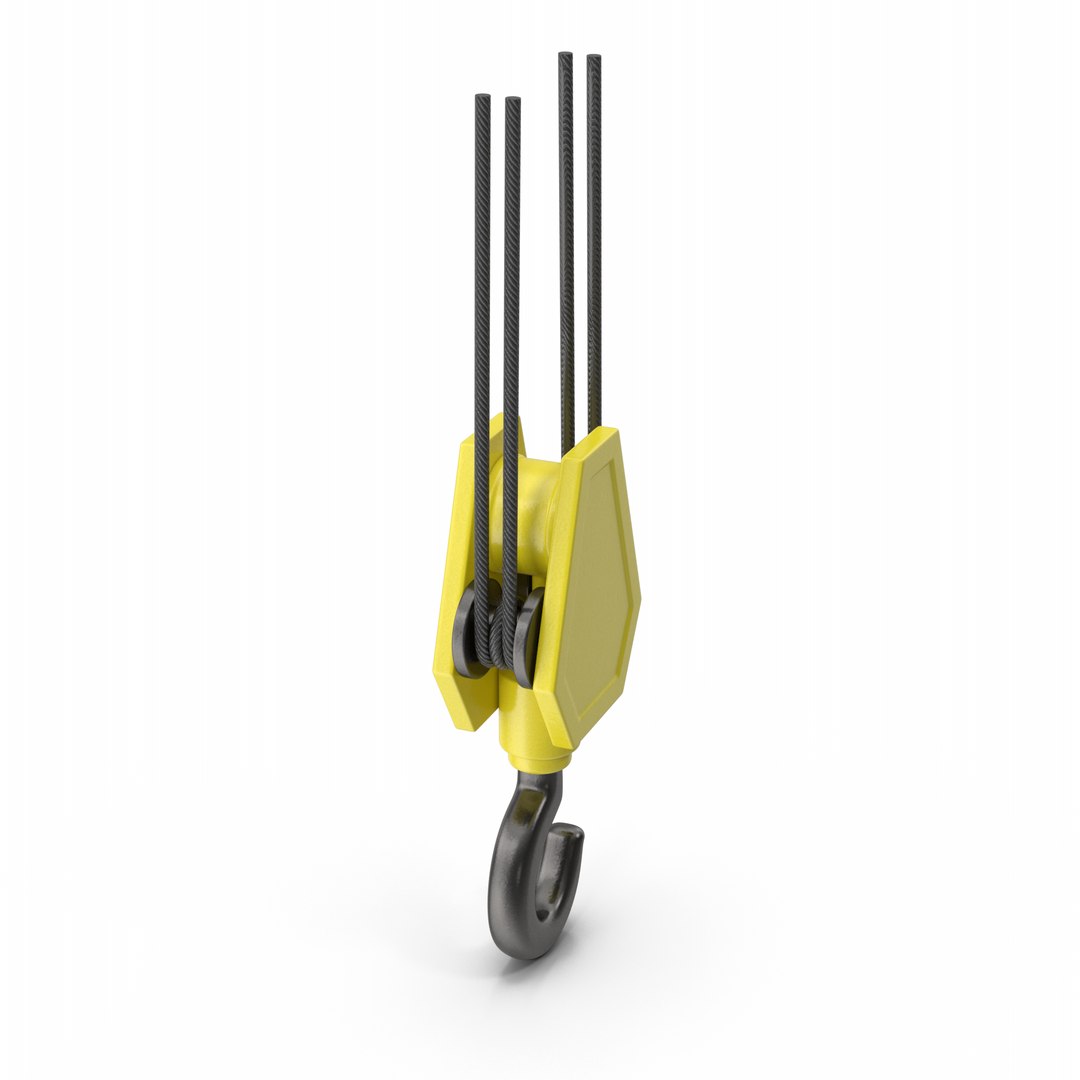 3D Hanging Crane Hook - TurboSquid 2228664