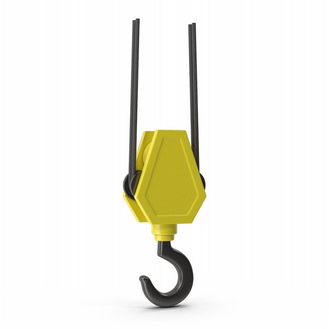 3D Hanging Crane Hook - TurboSquid 2228664