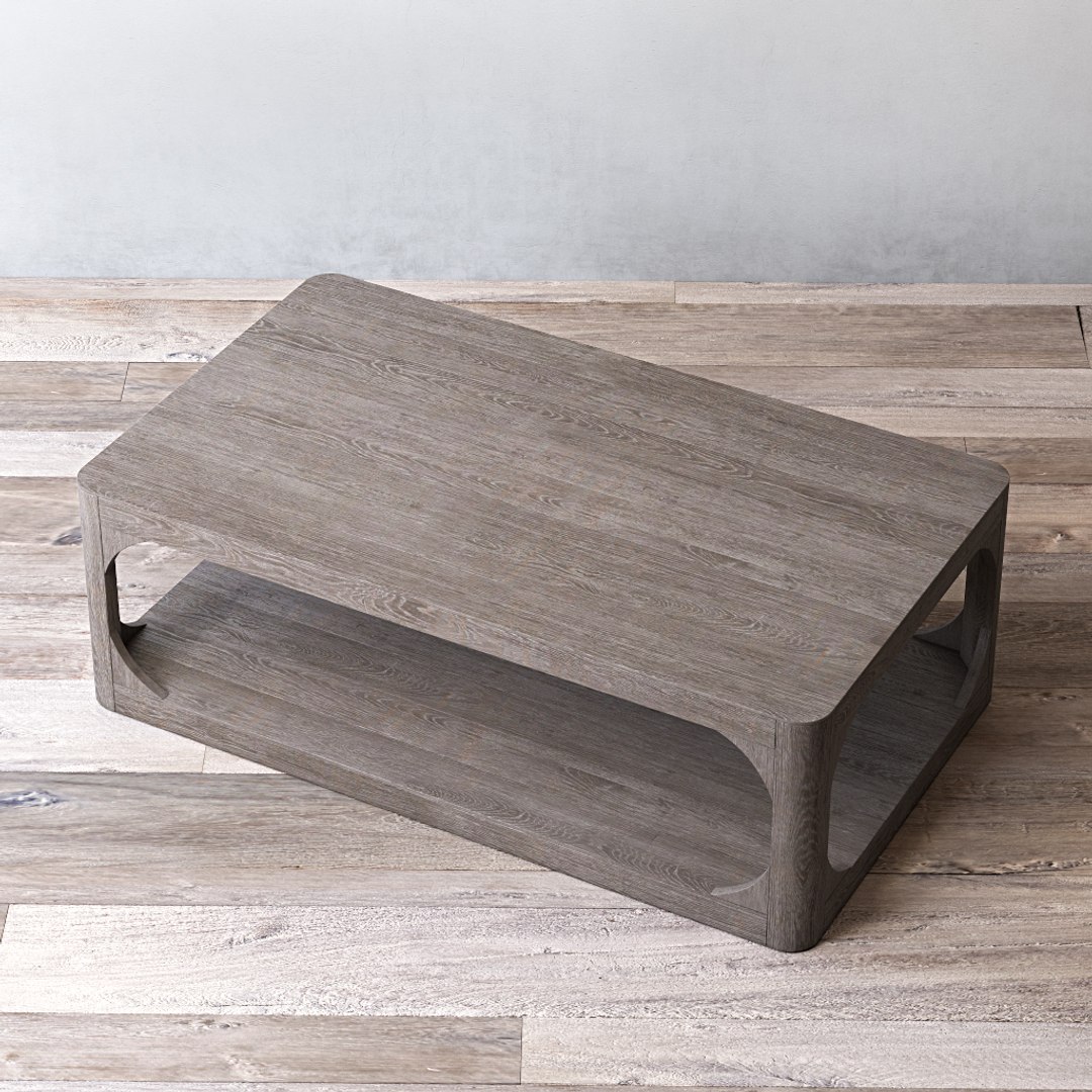 3D Restoration Martens Rectangular Coffee Table - TurboSquid 1208427