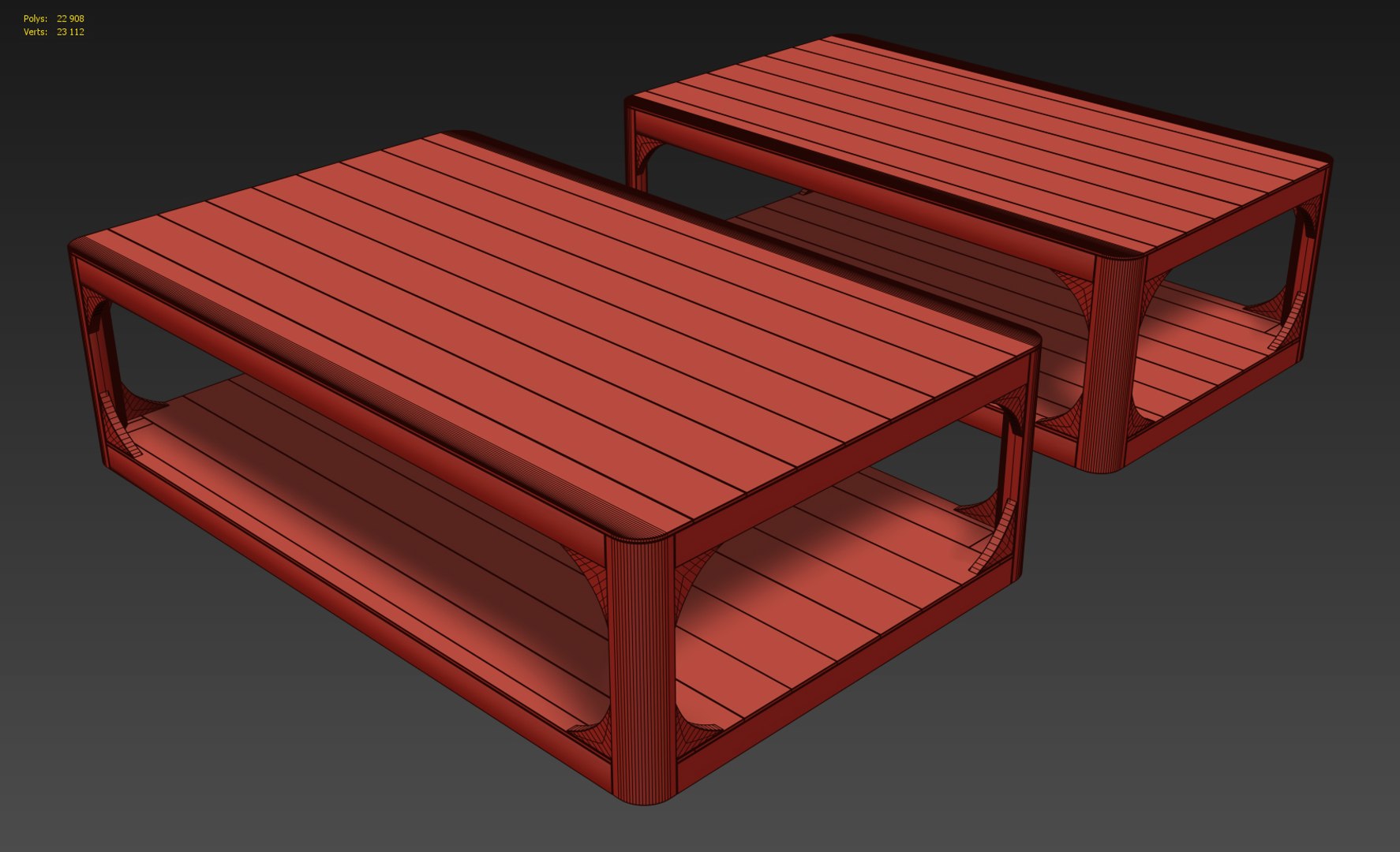 3D Restoration Martens Rectangular Coffee Table - TurboSquid 1208427