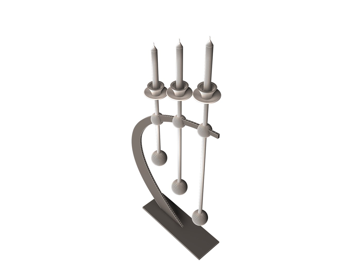 Candlesticks 3D model - TurboSquid 1745685