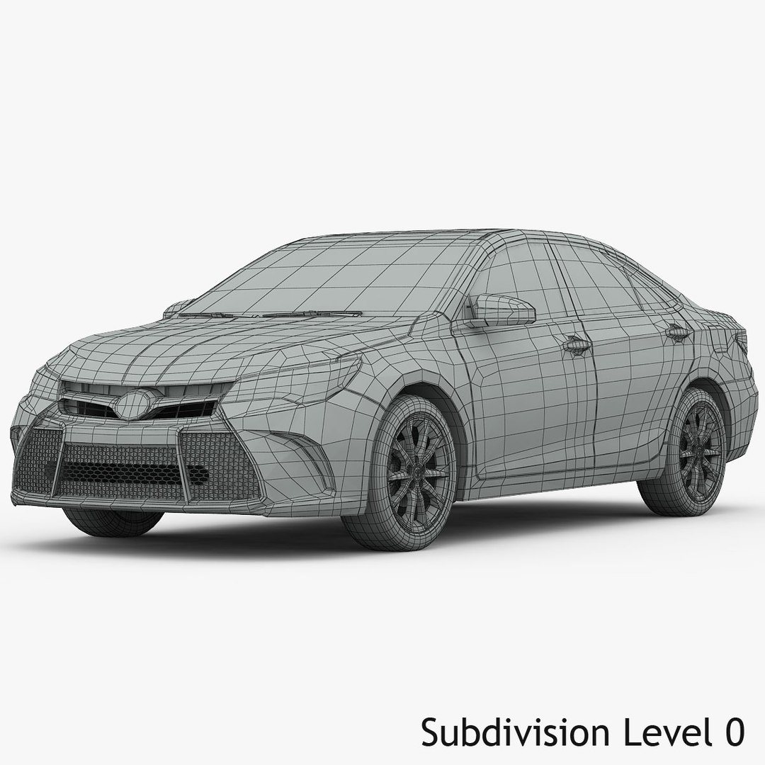 toyota camry sedan 3d max
