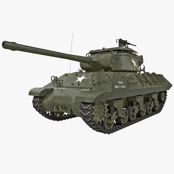 미국 탱크 파괴자 M36 Jackson WWII 3D 모델 - TurboSquid 838630