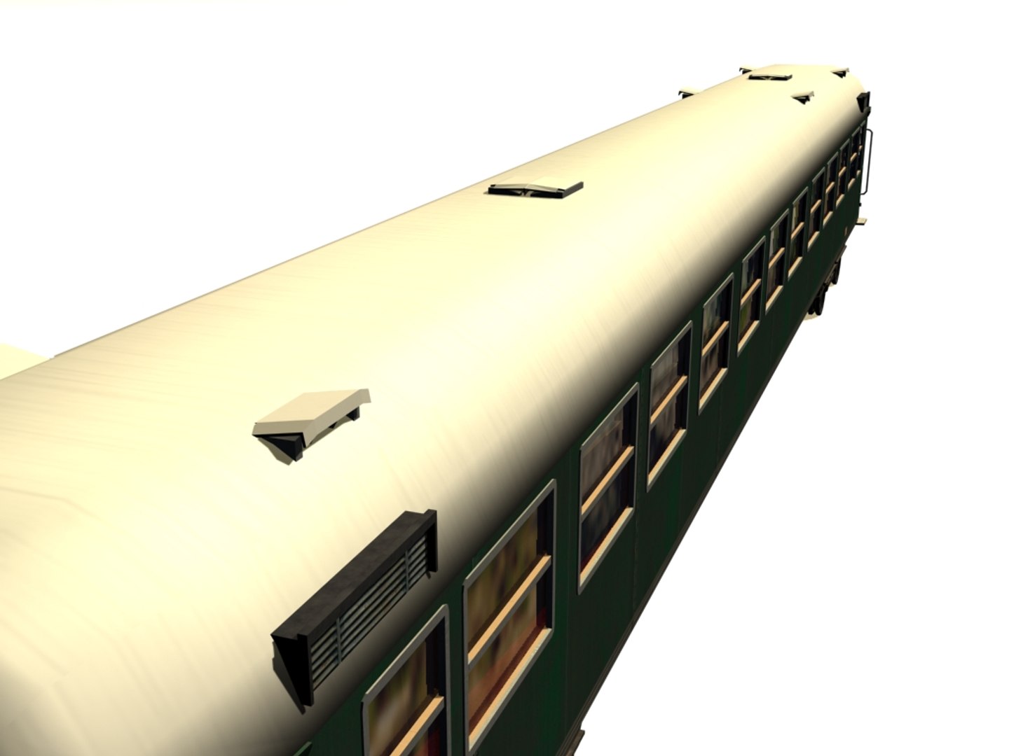 3d model of train vagon
