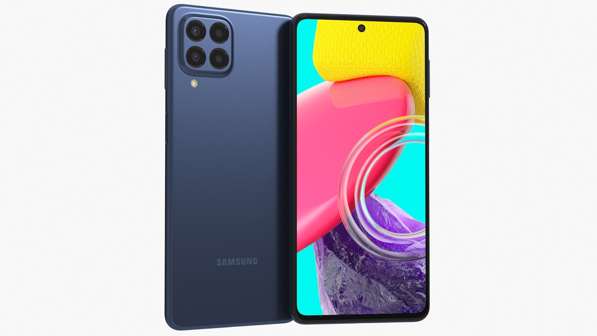 3D Samsung Galaxy M53 Blue - TurboSquid 1913343
