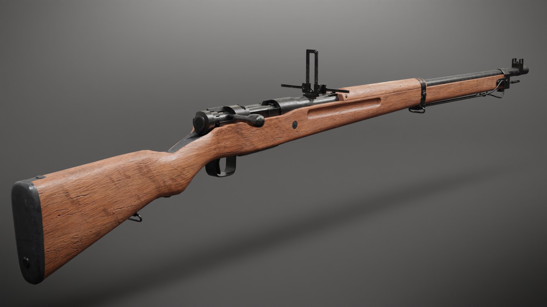 3D Arisaka Type 99 Model - TurboSquid 2326473
