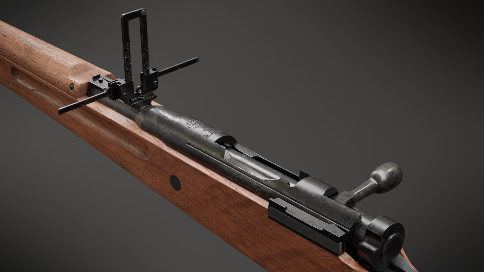 3D Arisaka Type 99 Model - TurboSquid 2326473