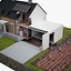 3d model residential heat pump