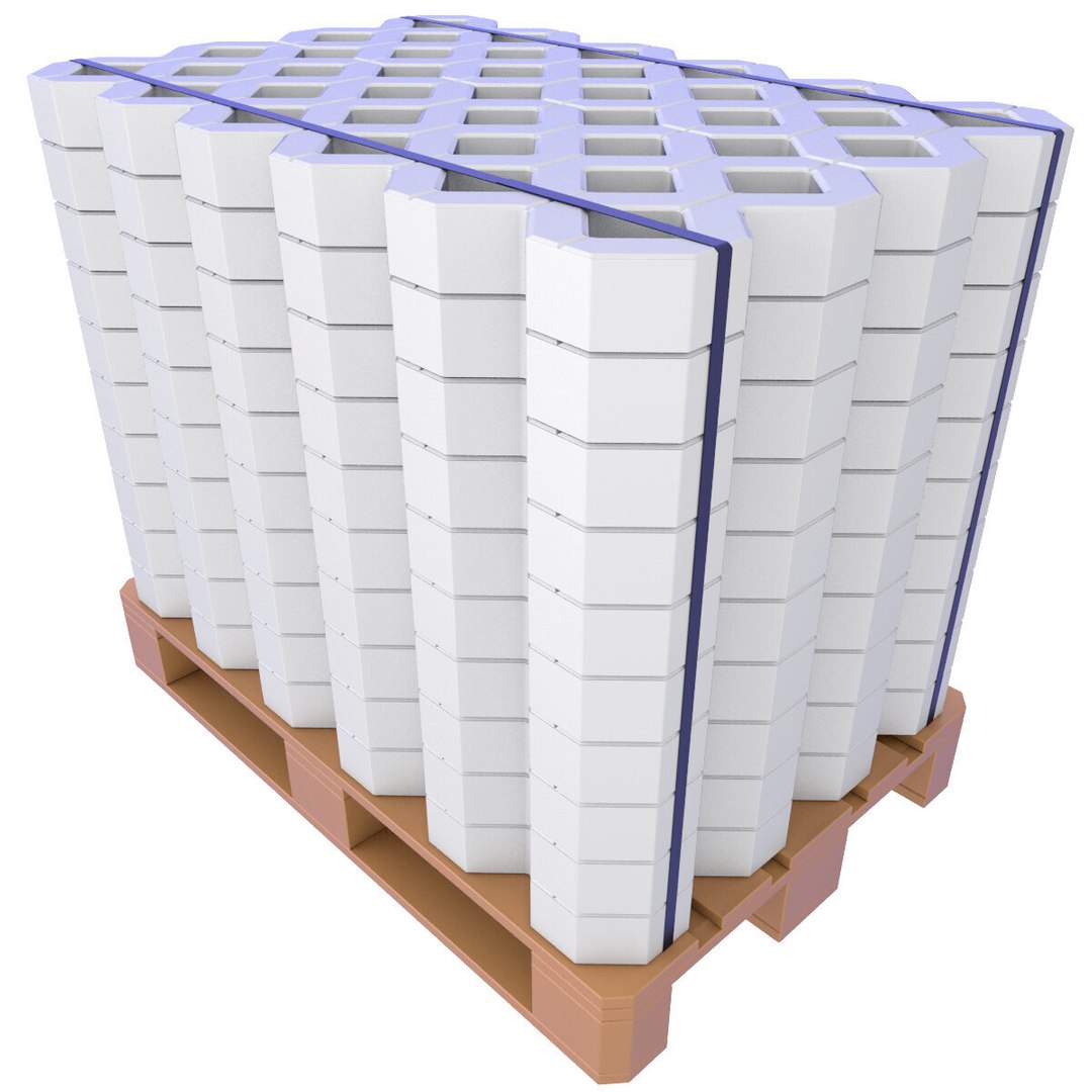 Pallet With Openwork Slab 16 3D Model - TurboSquid 2003188