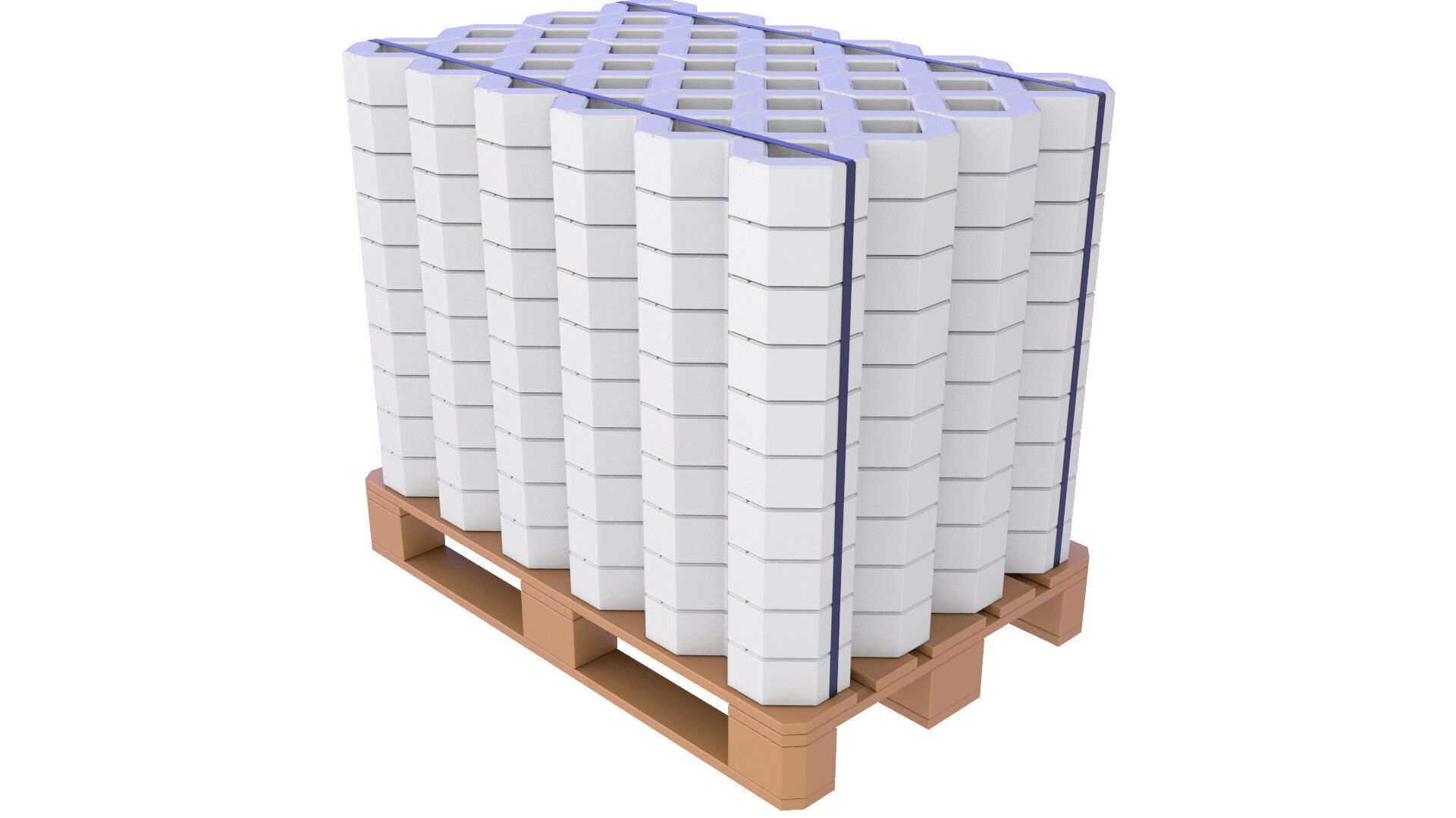Pallet With Openwork Slab 16 3D Model - TurboSquid 2003188
