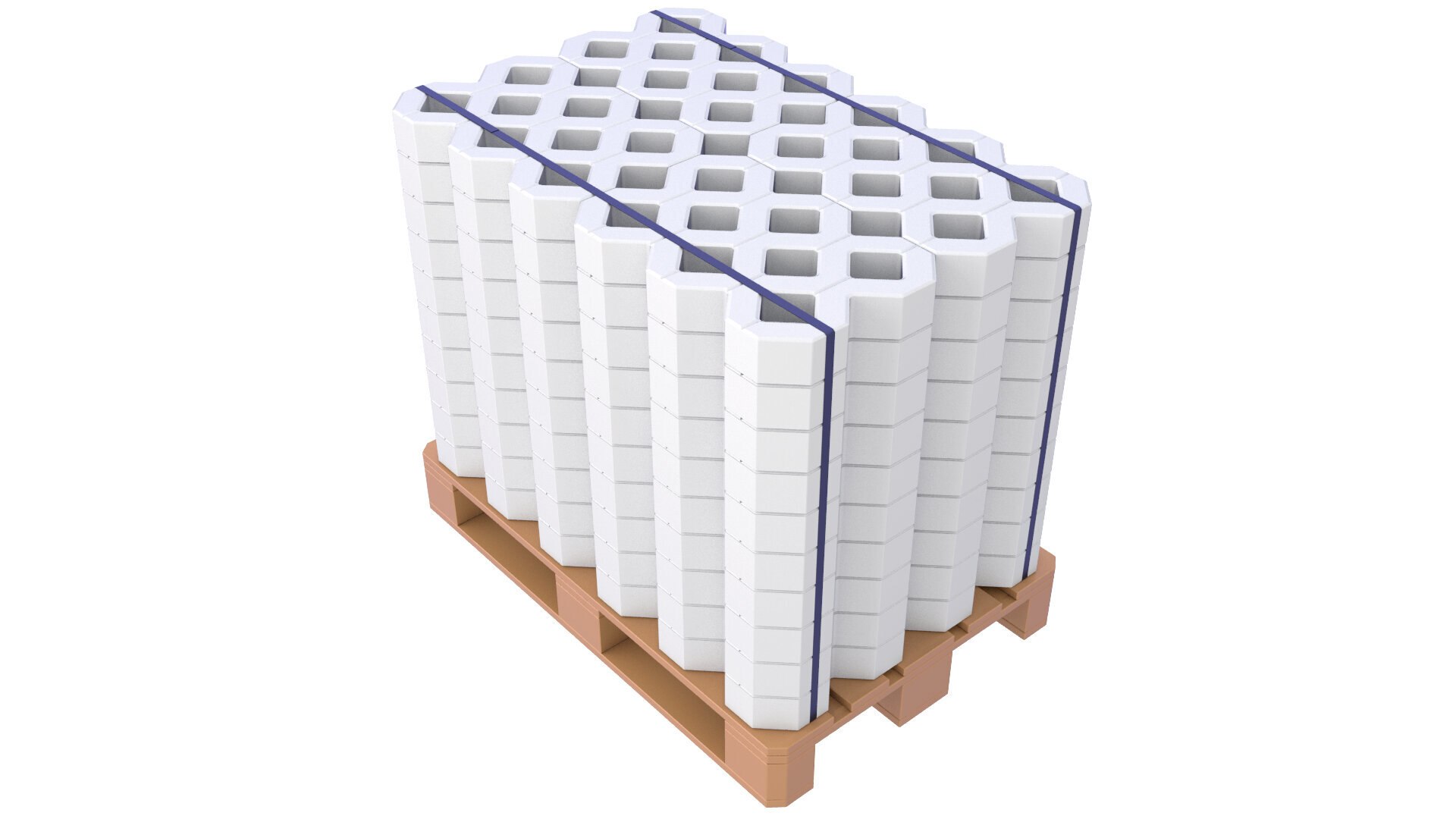 Pallet With Openwork Slab 16 3D Model - TurboSquid 2003188