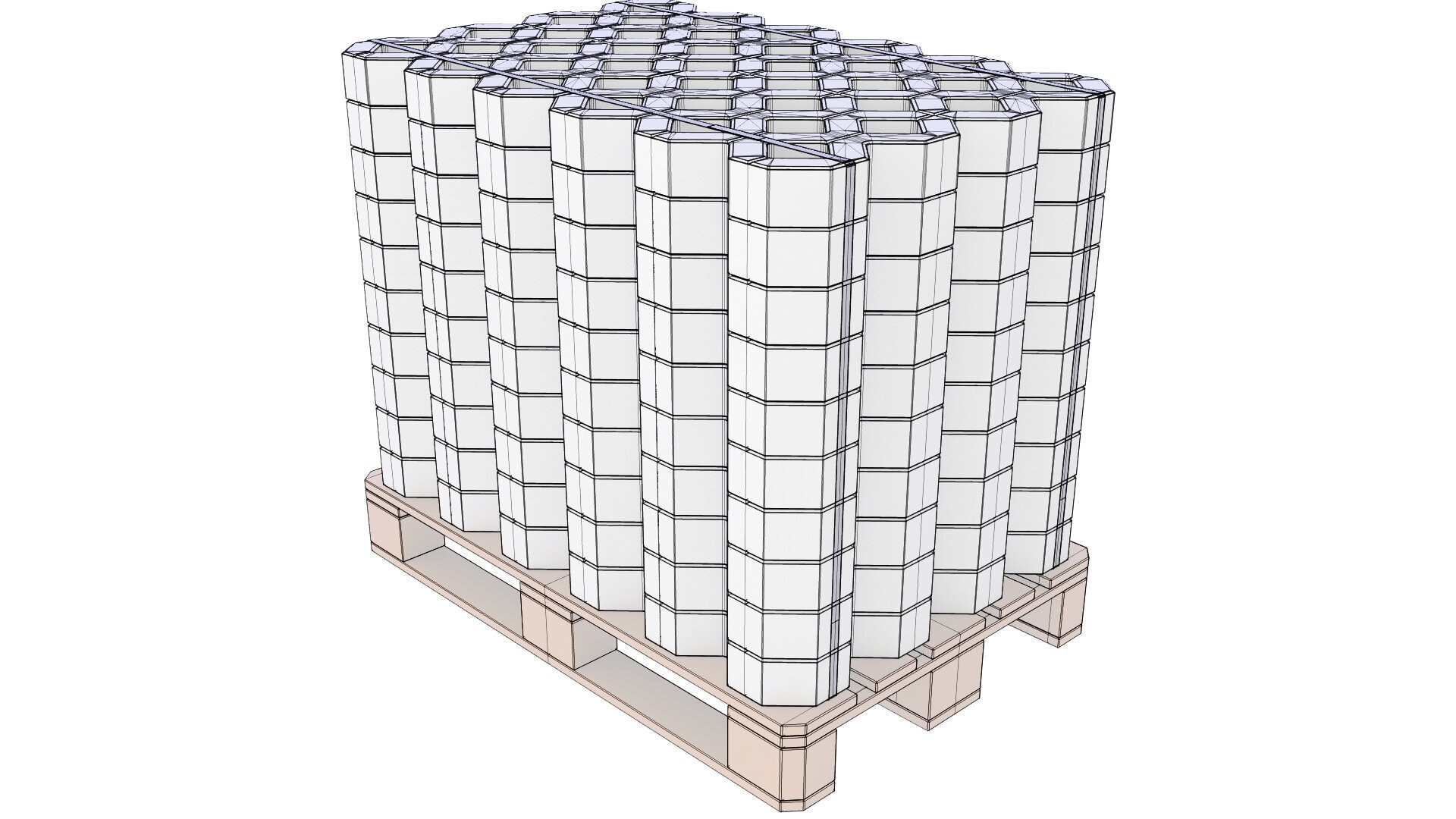 Pallet With Openwork Slab 16 3D Model - TurboSquid 2003188