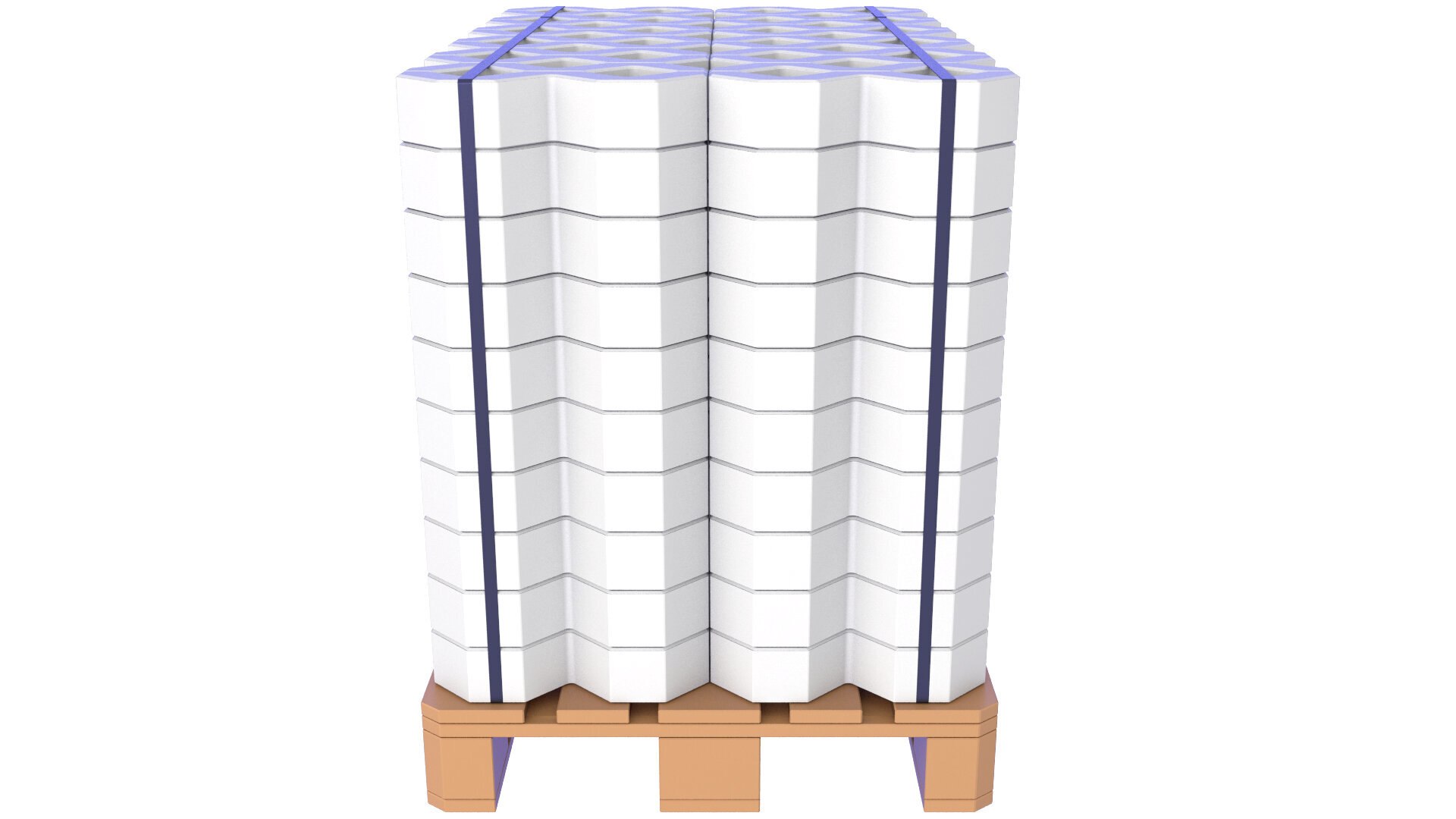 Pallet With Openwork Slab 16 3D Model - TurboSquid 2003188