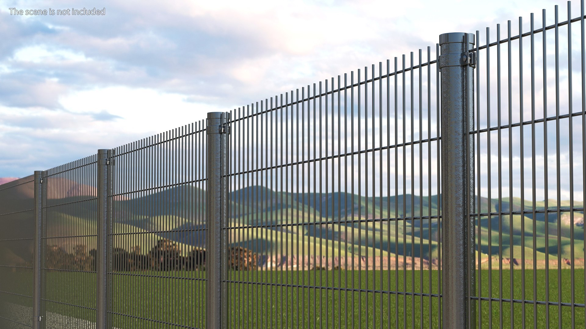 3D Mesh Fence Panel - TurboSquid 1954855