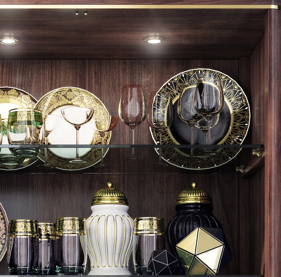 Cabinet Showcase Raum By Enza Home Model - TurboSquid 1914422