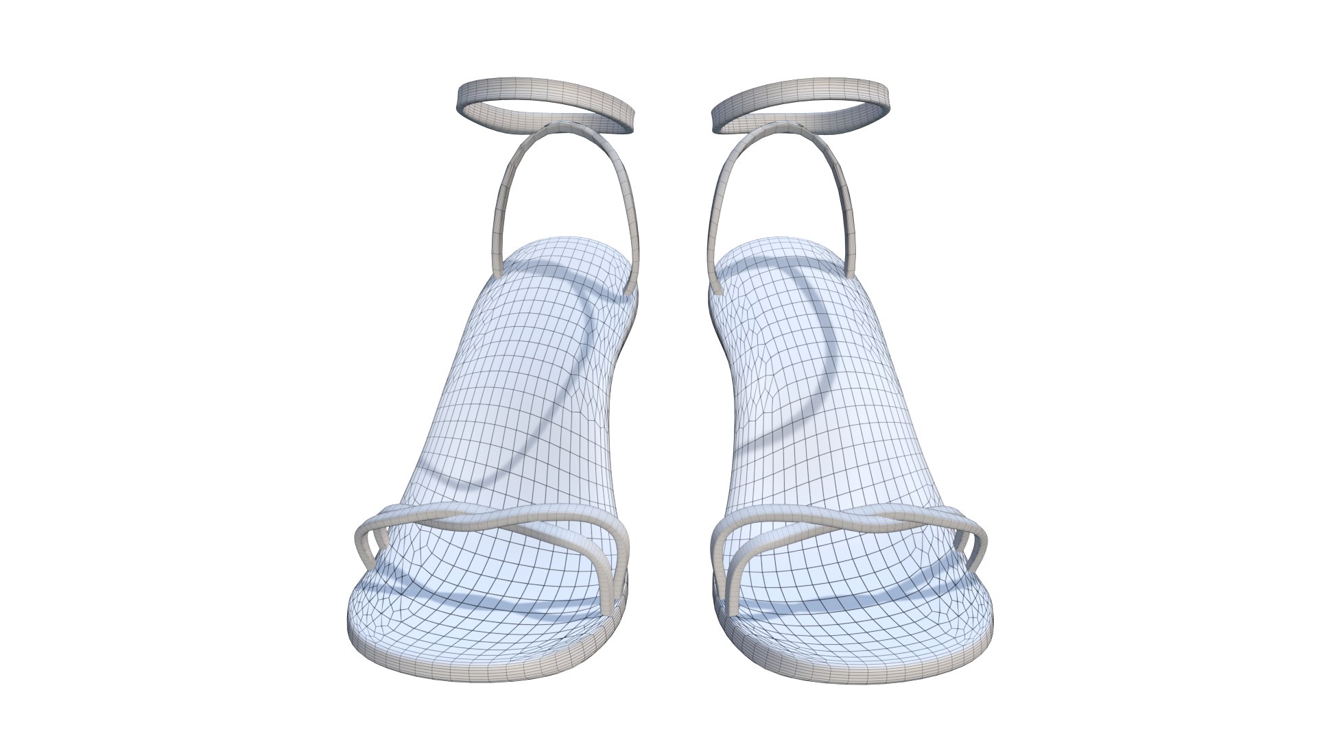3D Female Slippers Model - TurboSquid 2377342