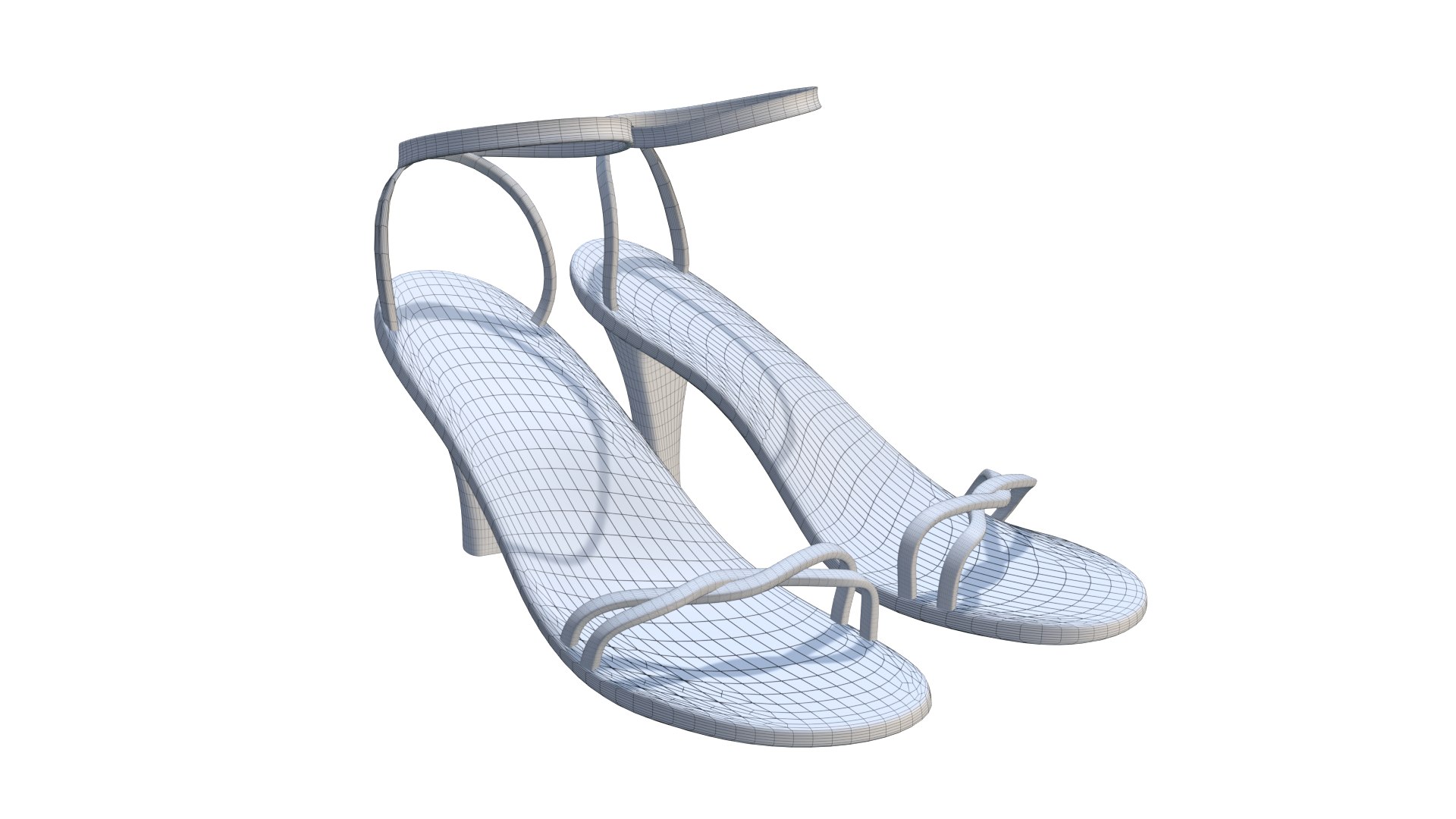 3D Female Slippers Model - TurboSquid 2377342