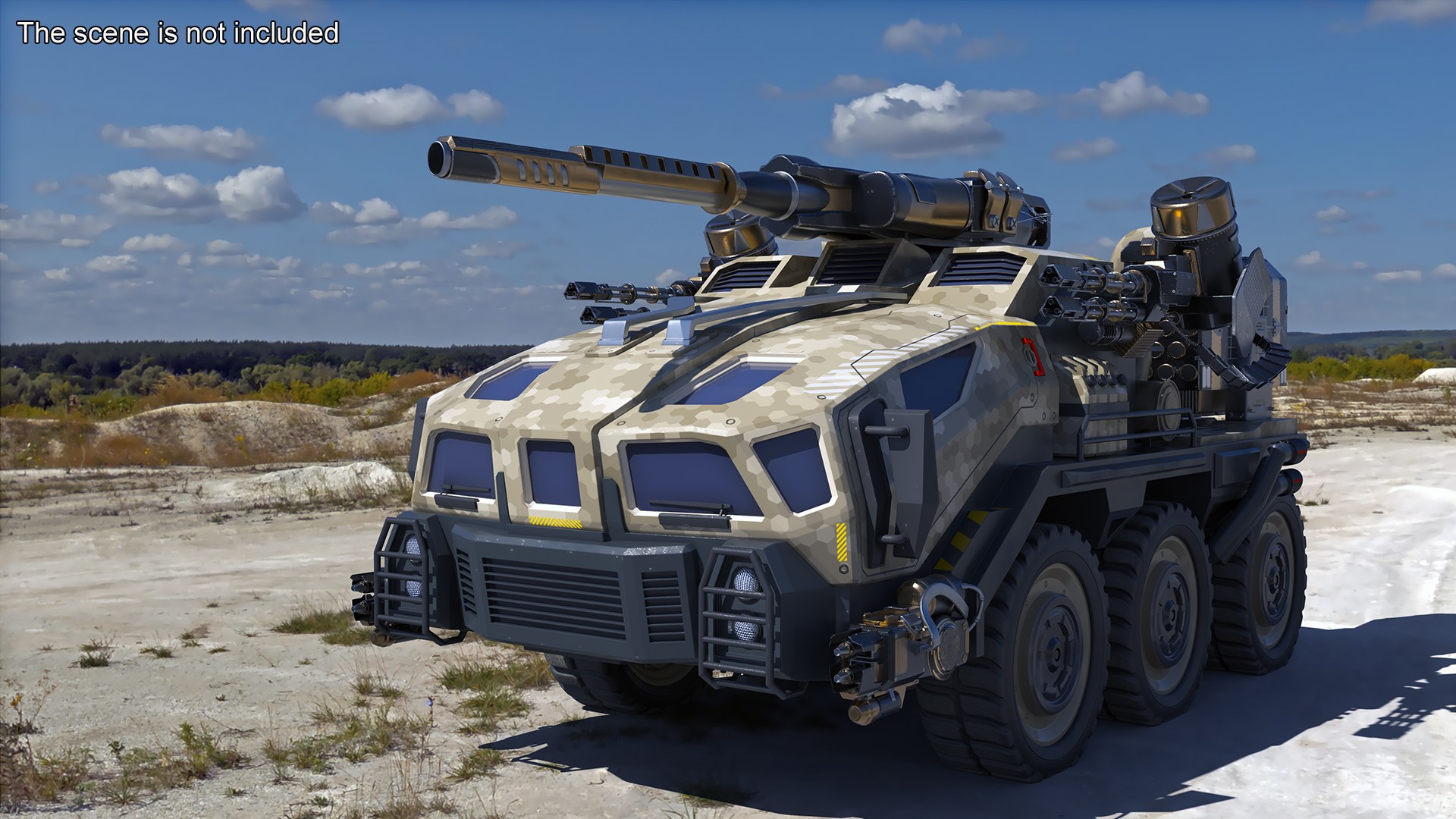 Hyperbolt Sniper Cannon Bronze Core 3D Model - TurboSquid 2441547