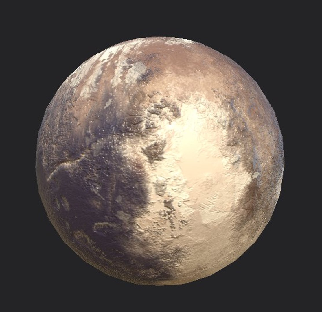 3D Pluto Planet Ar Vr - TurboSquid 1355094