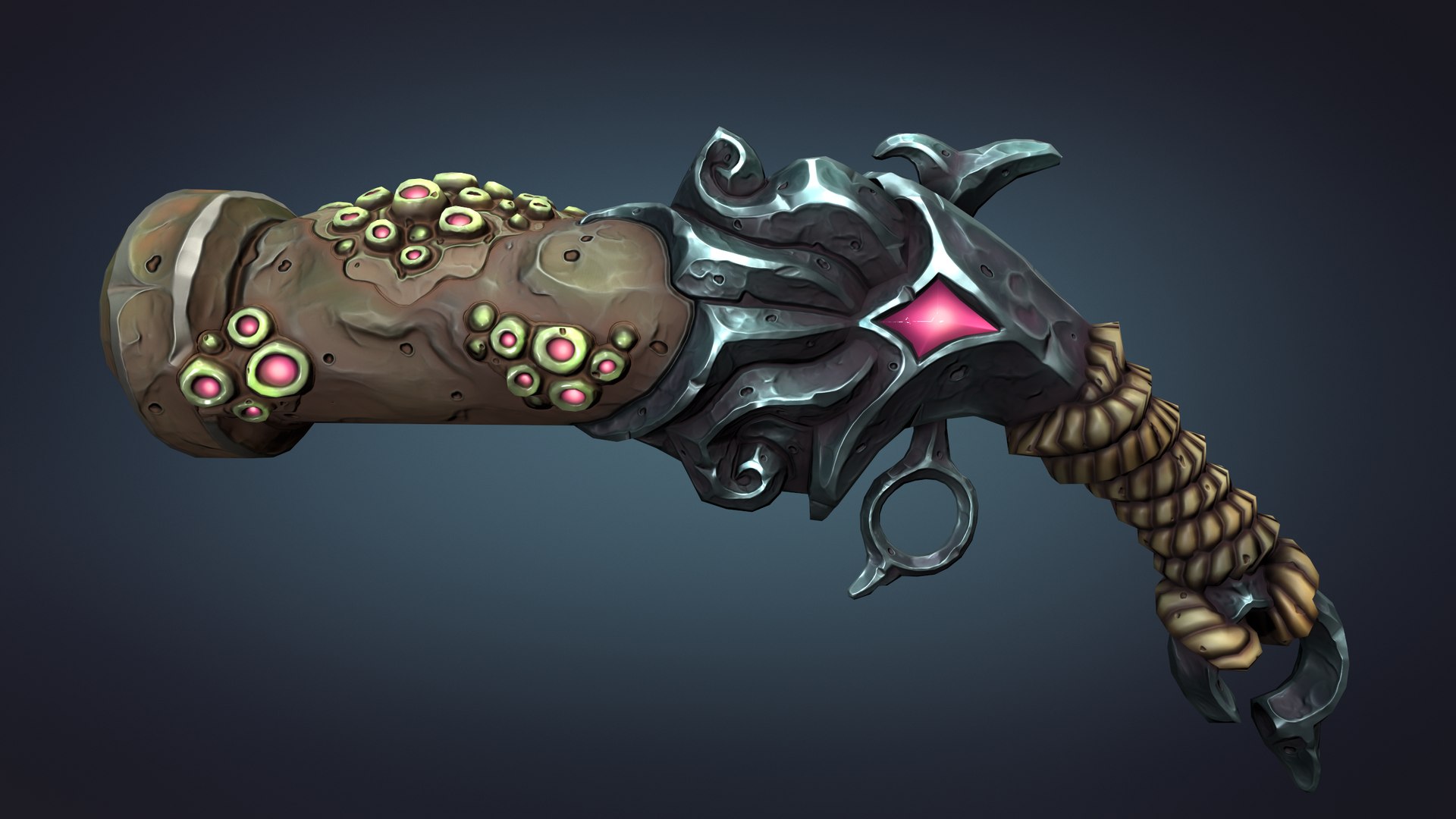 Octopus Pistol 3D Model - TurboSquid 2092630
