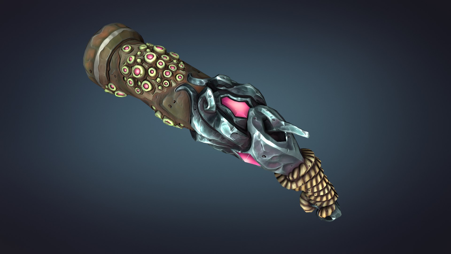 Octopus Pistol 3D Model - TurboSquid 2092630