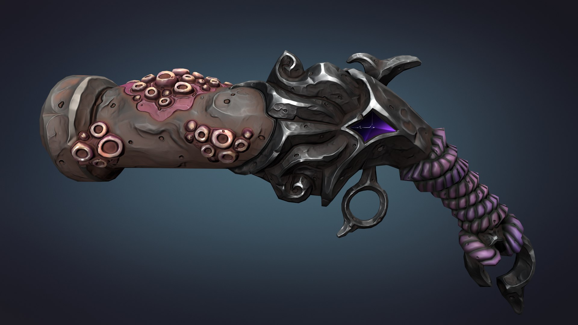 Octopus Pistol 3D Model - TurboSquid 2092630