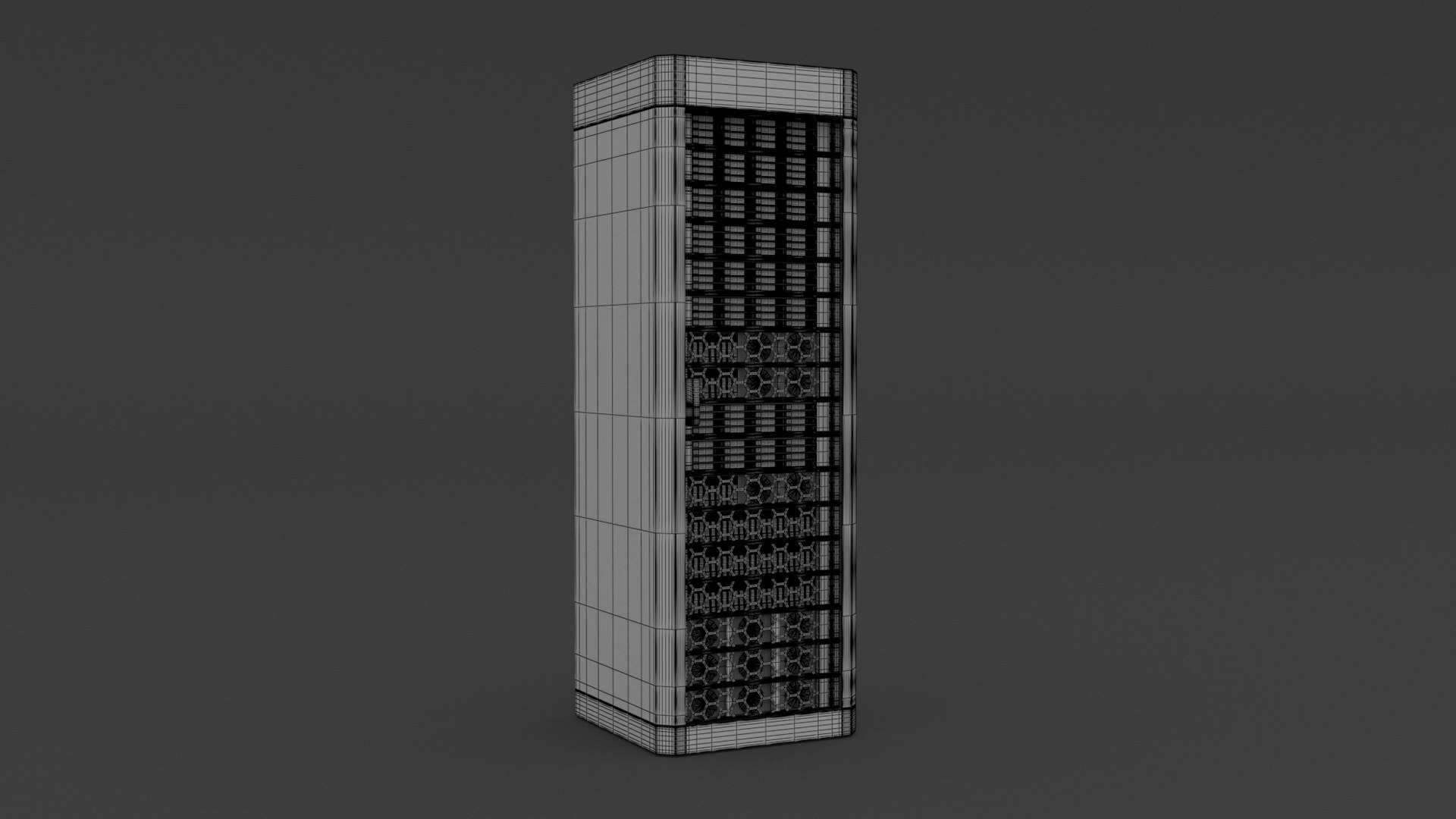 Data Server Rack 3D Model - TurboSquid 2284876