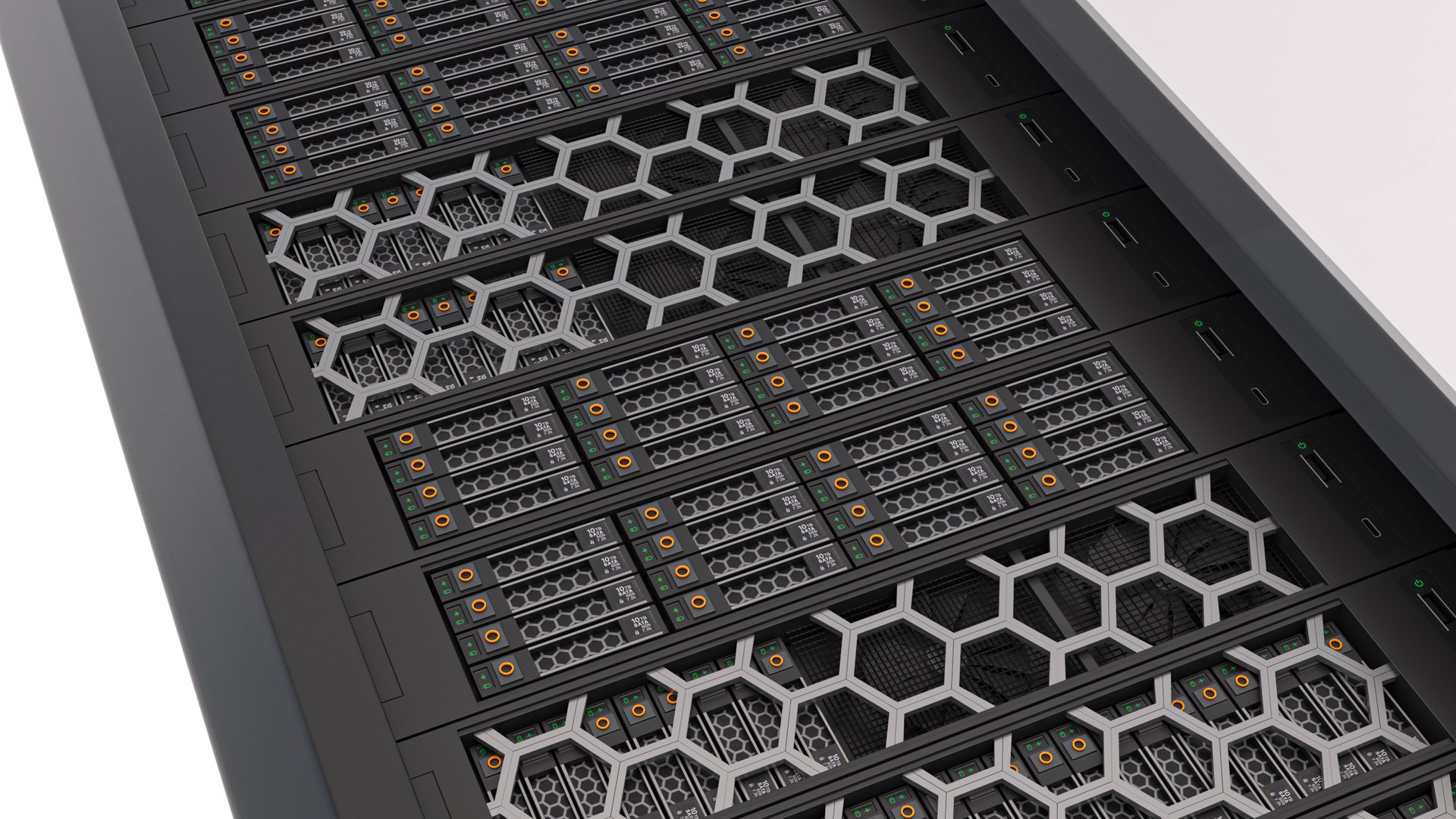 Data Server Rack 3D Model - TurboSquid 2284876
