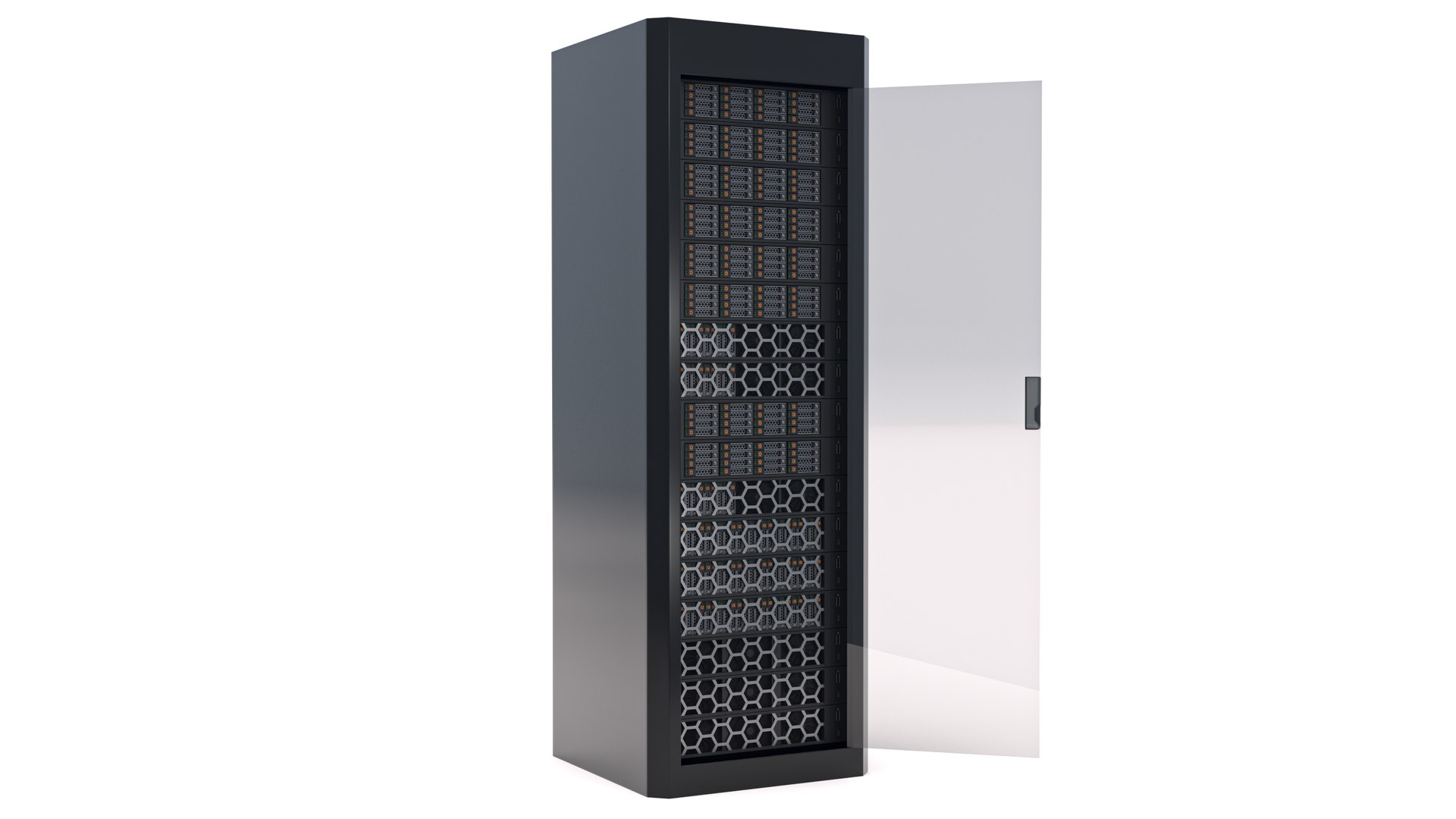 Data Server Rack 3D Model - TurboSquid 2284876