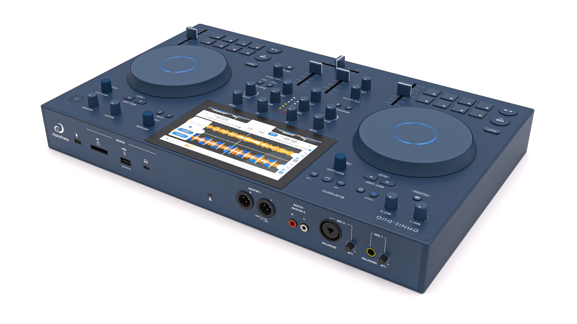 3D Pioneer AlphaTheta Omnis Duo DJ Controller Model - TurboSquid 2349540