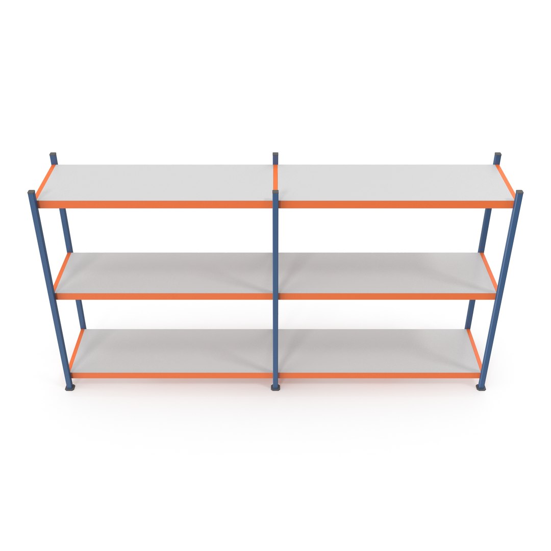 Industrial shelf 3D - TurboSquid 2162620