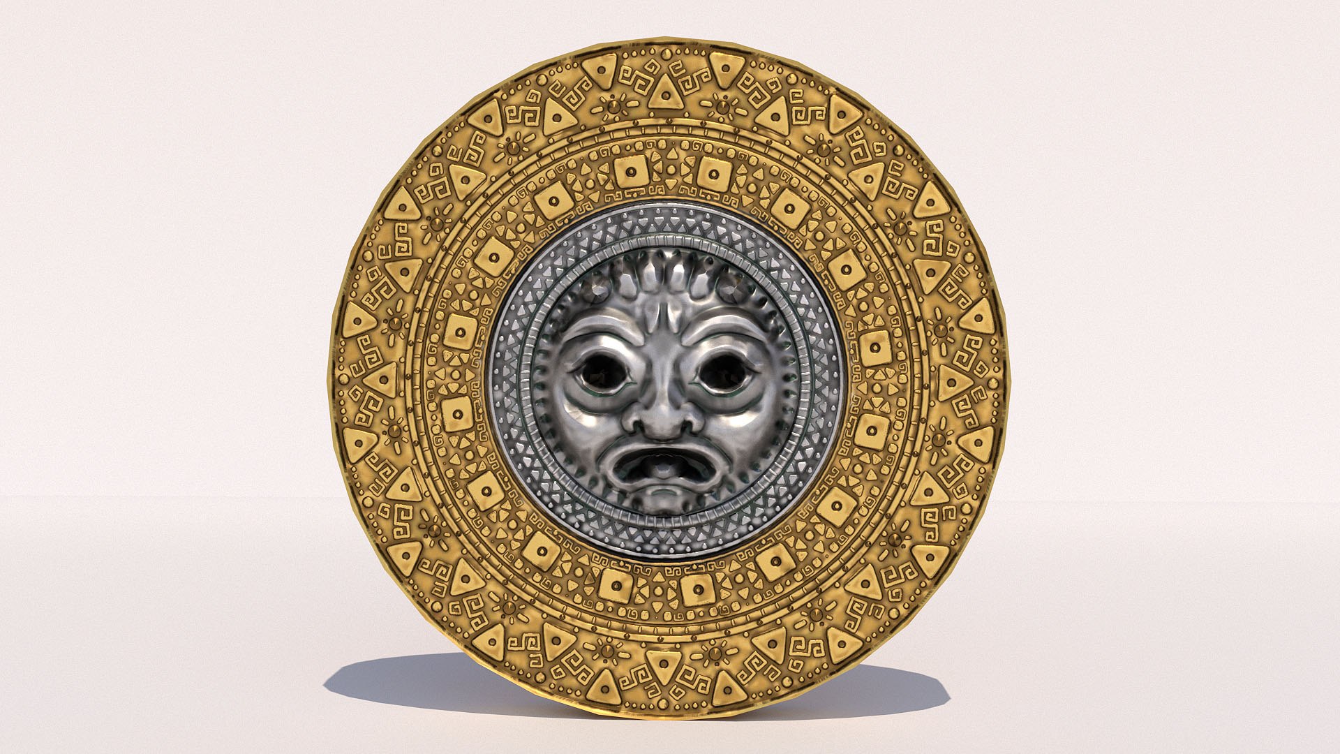 3D 3D Mayan Dial Coin Prehistoric God- Fire - TurboSquid 2054294