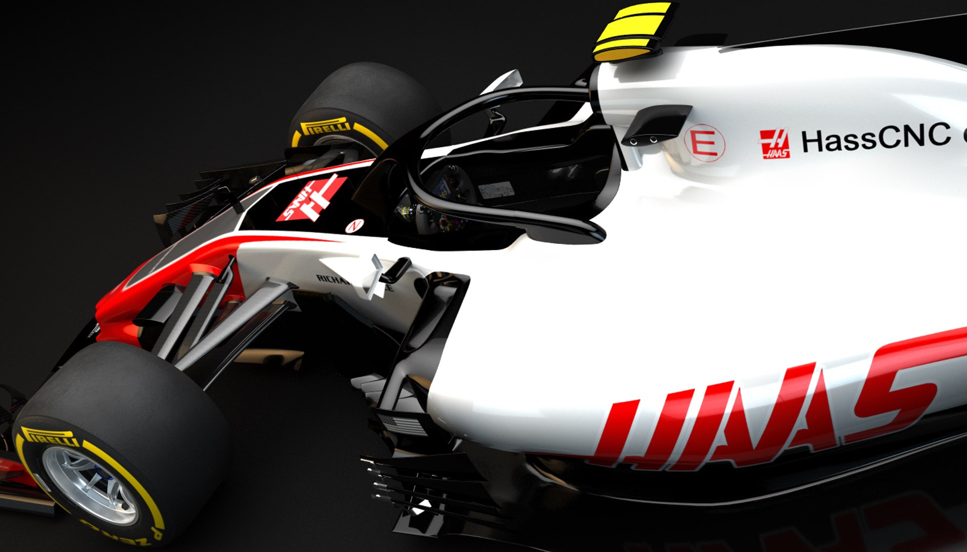 3D 1 f1 haas - TurboSquid 1263191