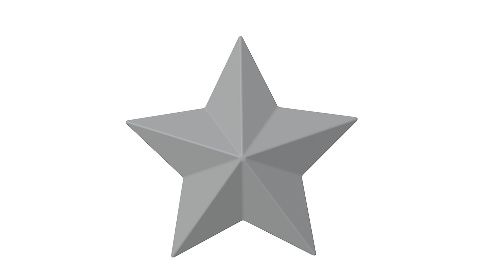 Low Poly Simple Star 3D Model - TurboSquid 2358070