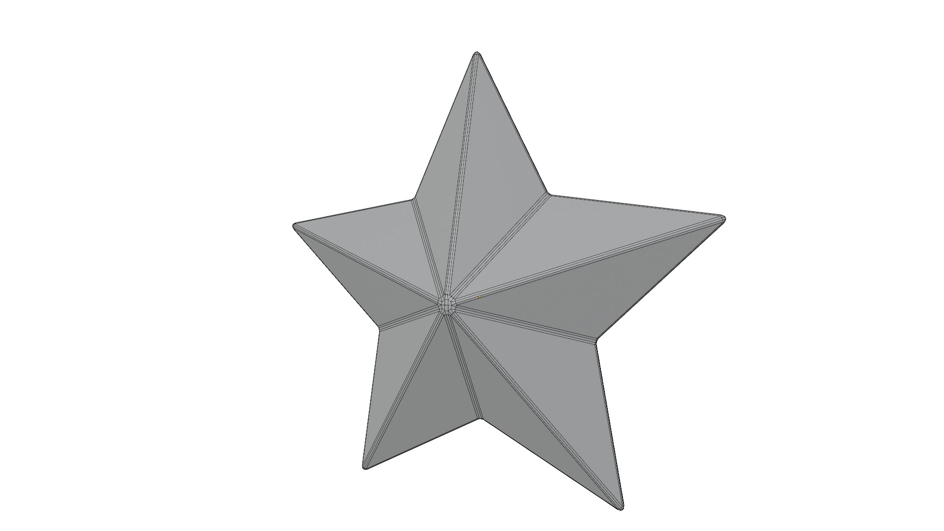 Low Poly Simple Star 3D Model - TurboSquid 2358070
