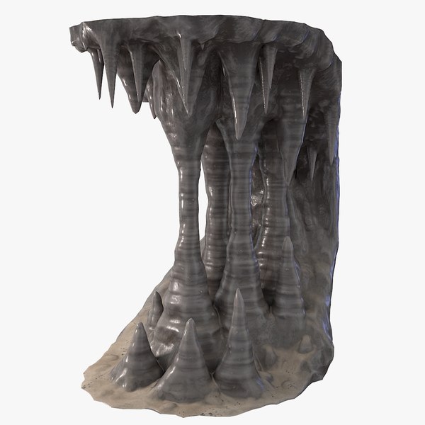 Cave Stalagmites 16 PBR 3D model - TurboSquid 2027621