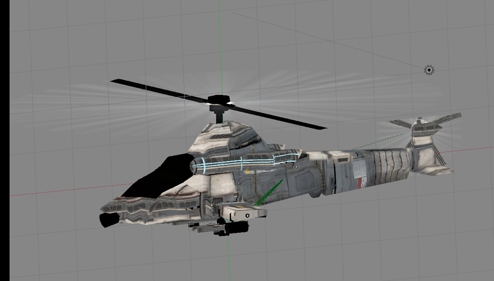 3d model realistic helicopters