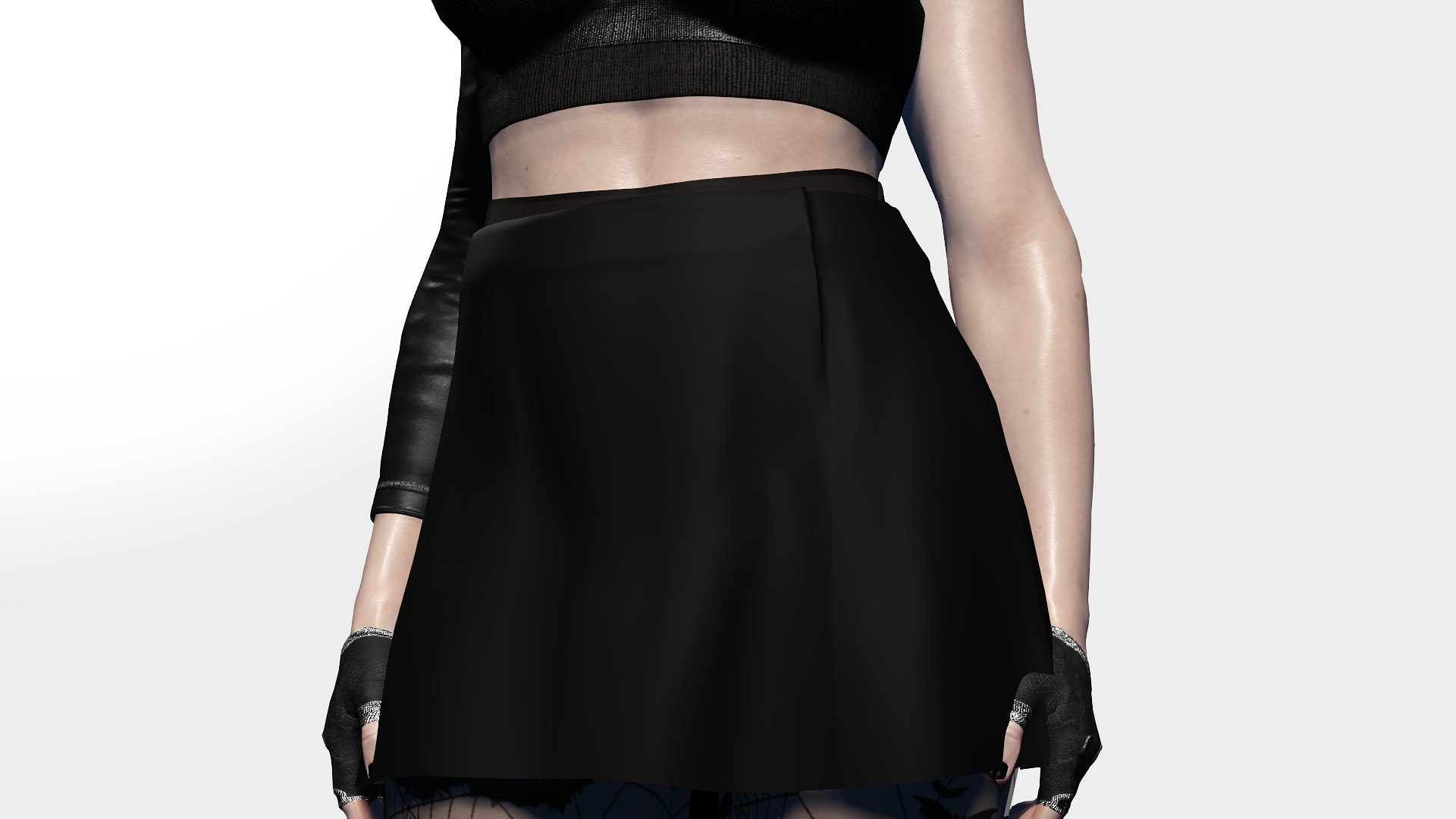 Goth Girl 3D Model - TurboSquid 2362017
