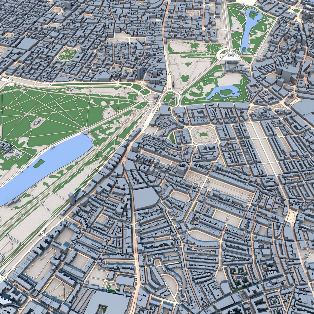 London City United Kingdom 3D Model - TurboSquid 2299113