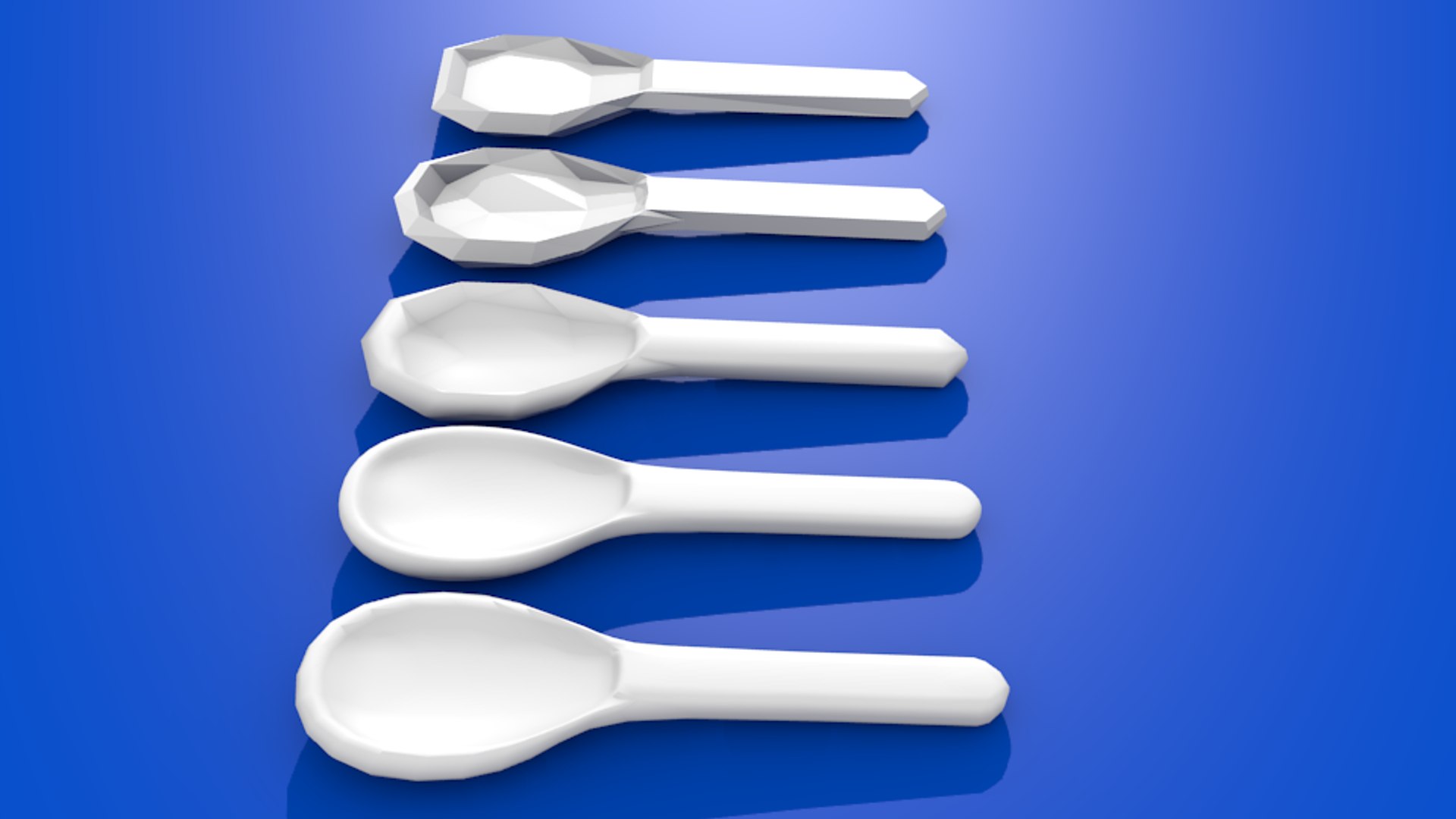 3D Spoon Dishes Model - TurboSquid 1163488