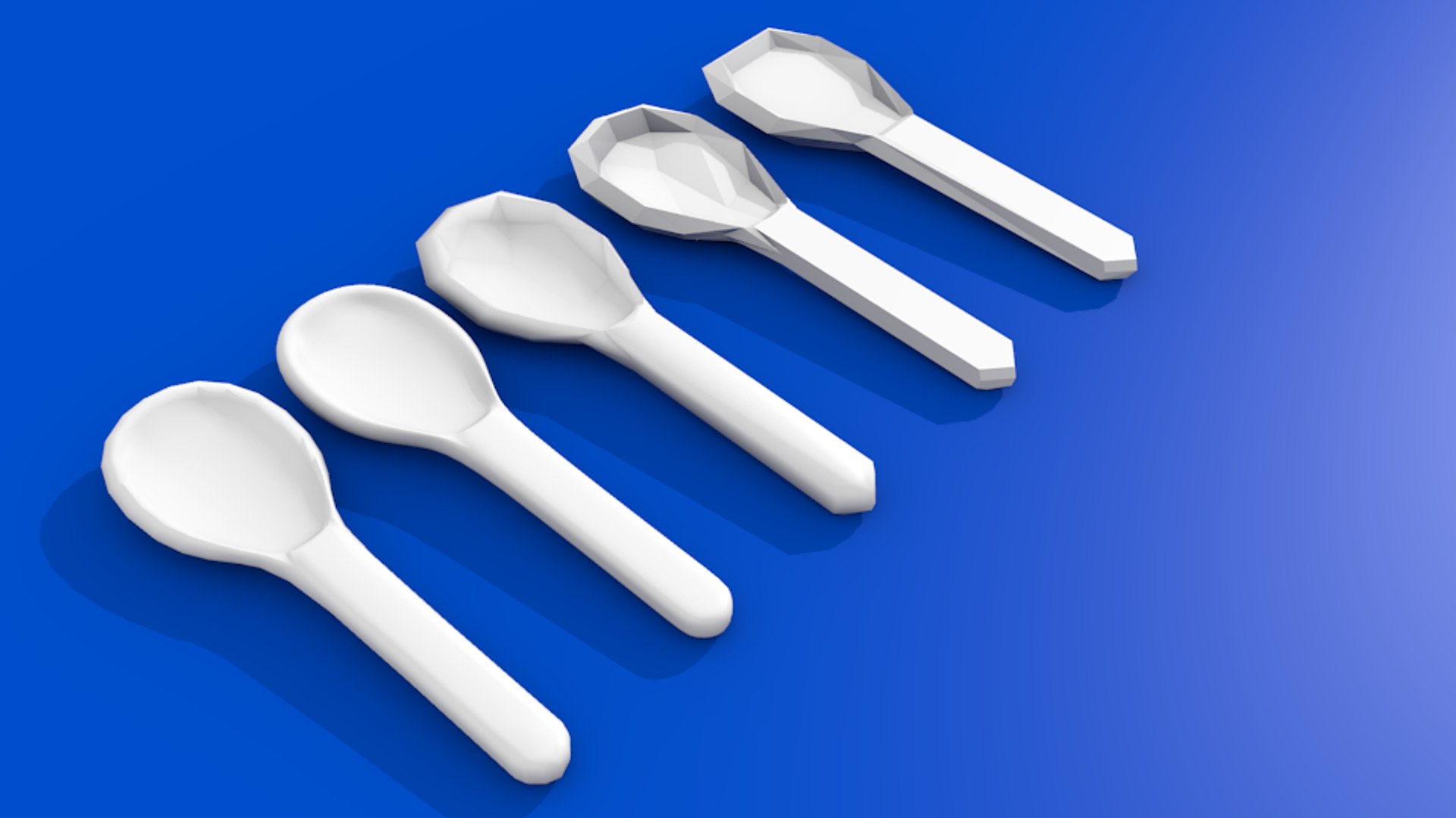 3D Spoon Dishes Model - TurboSquid 1163488