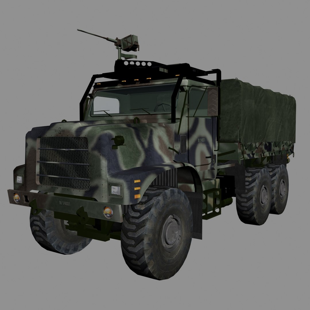 Military Vehicle 3d Model
