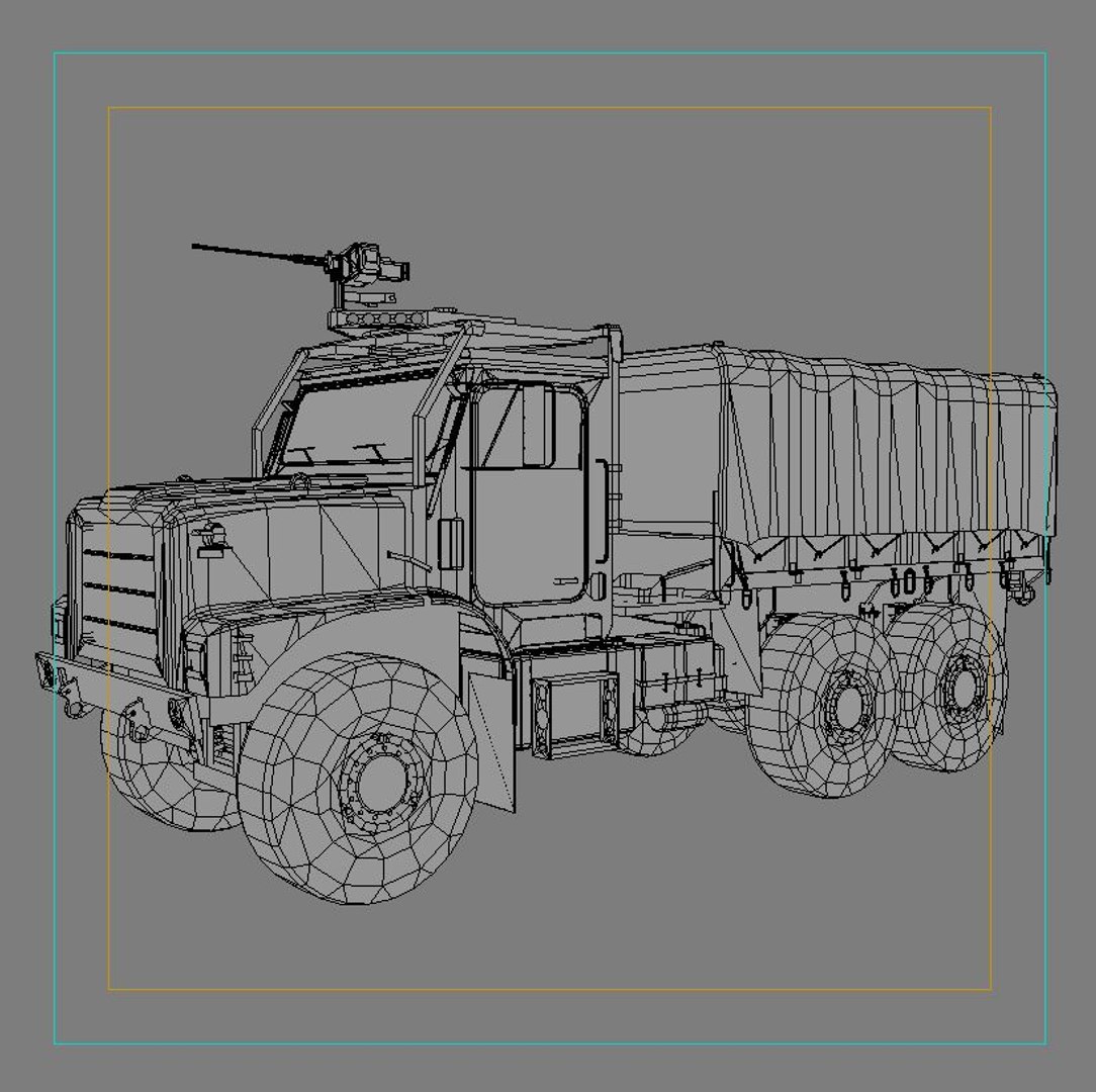 Military Vehicle 3d Model