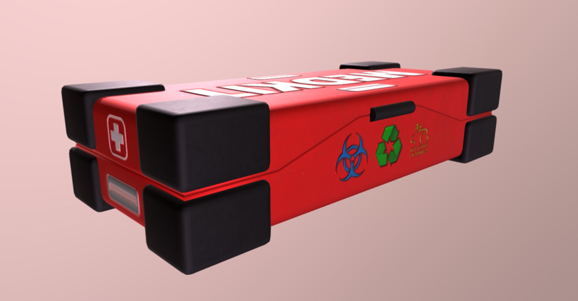 Medkit Box Crate 3D Model - TurboSquid 1449980