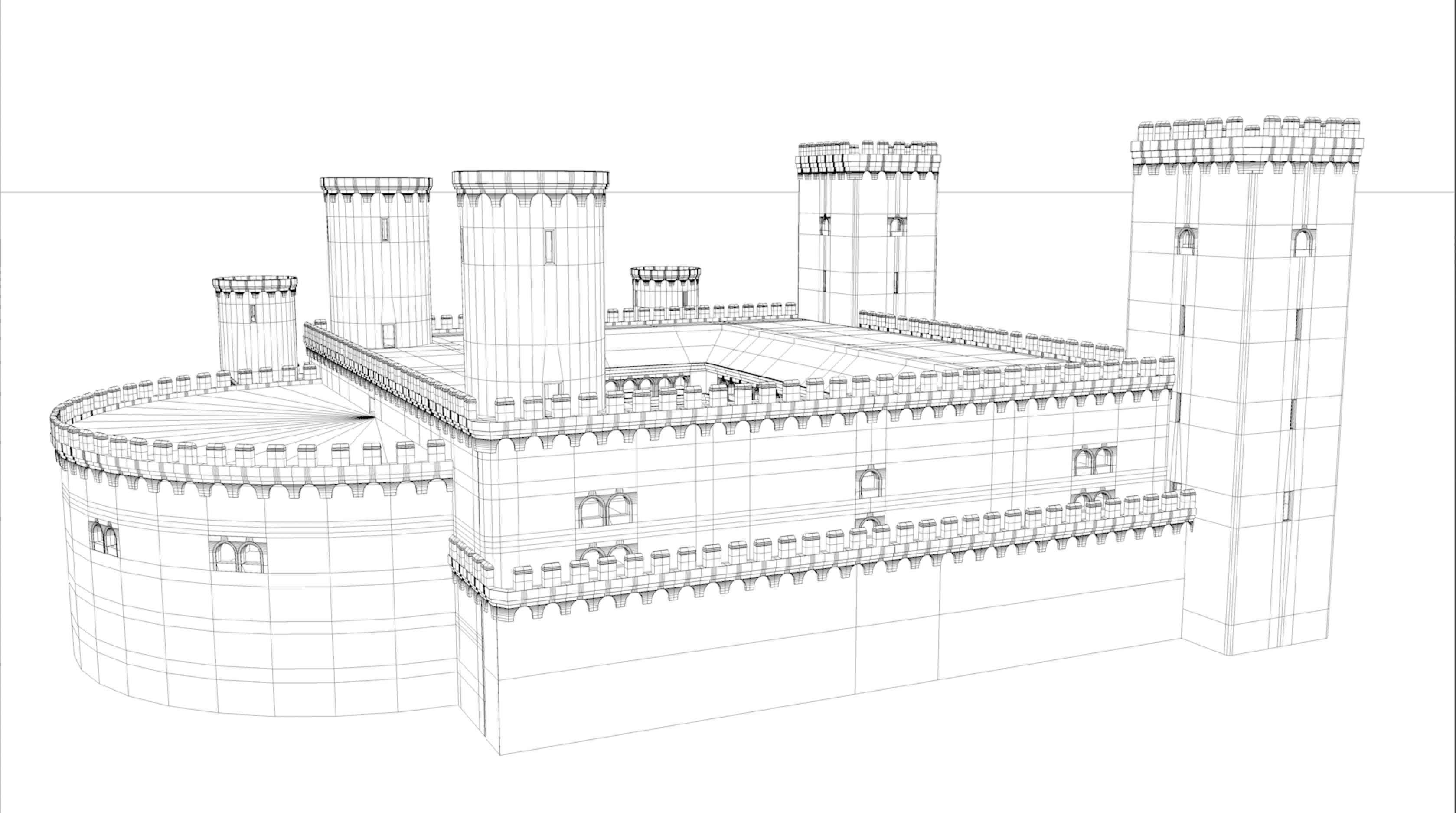 Castelo Modelo 3D - TurboSquid 1721157