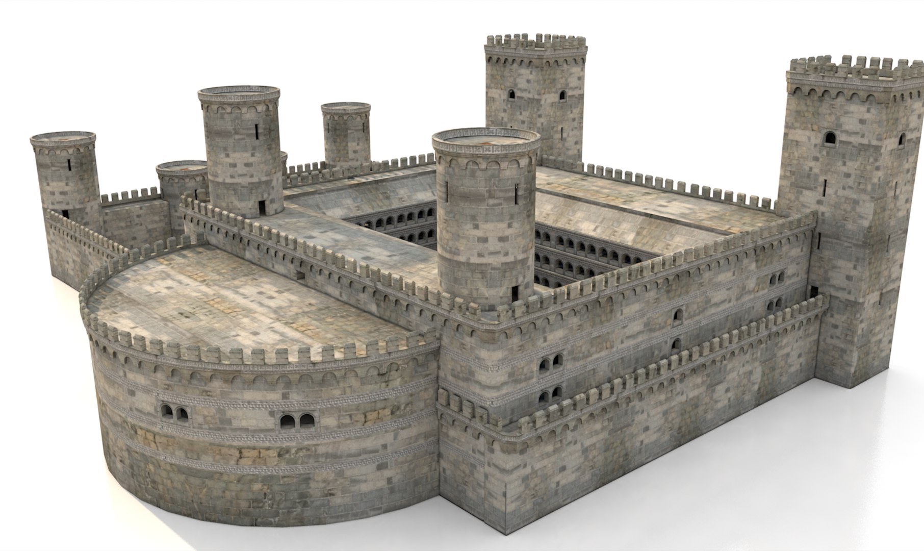 Castle 3D Model - TurboSquid 1721157