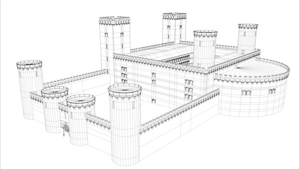 Castle 3D model - TurboSquid 1721157