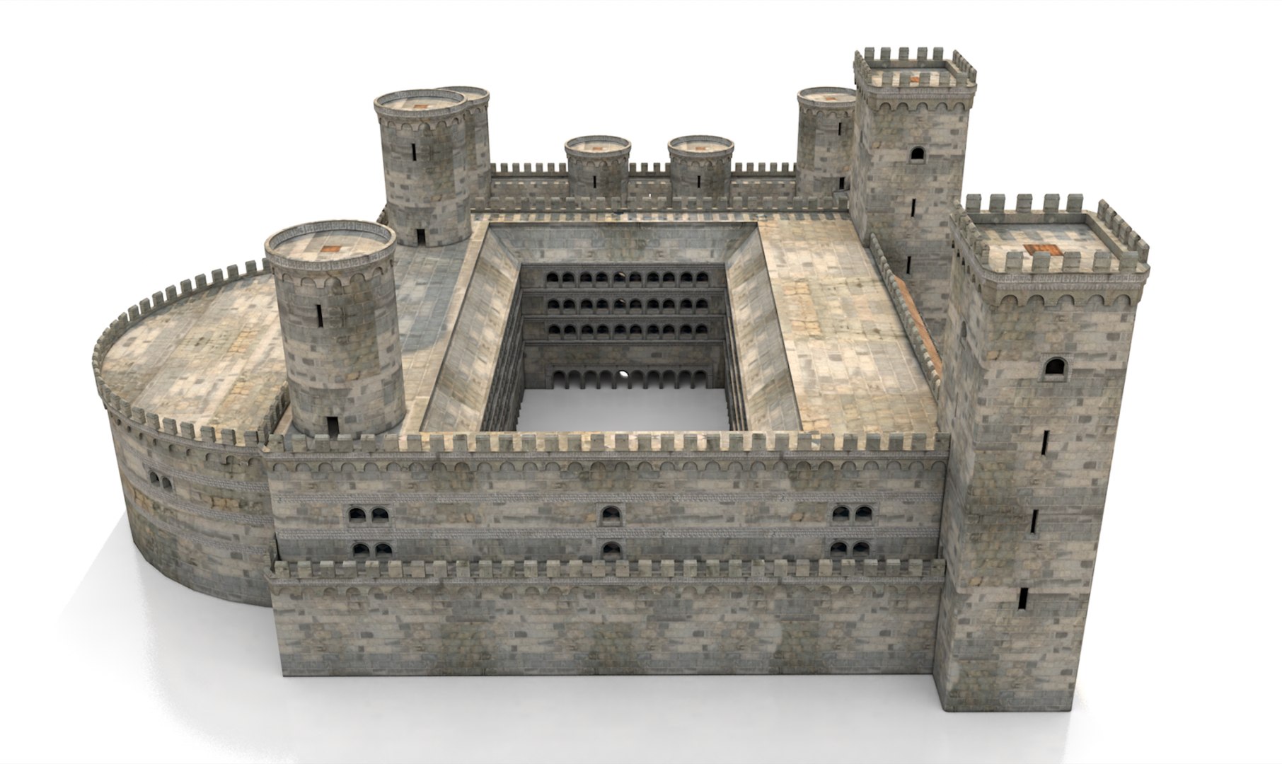 Castle 3D Model - TurboSquid 1721157